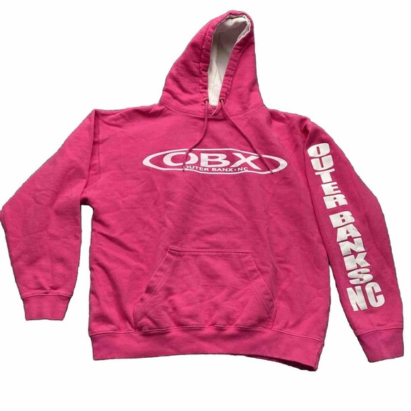 Pacific | Tops | Pacific Company Hoodie Obx Pink Womens Size Medium ...